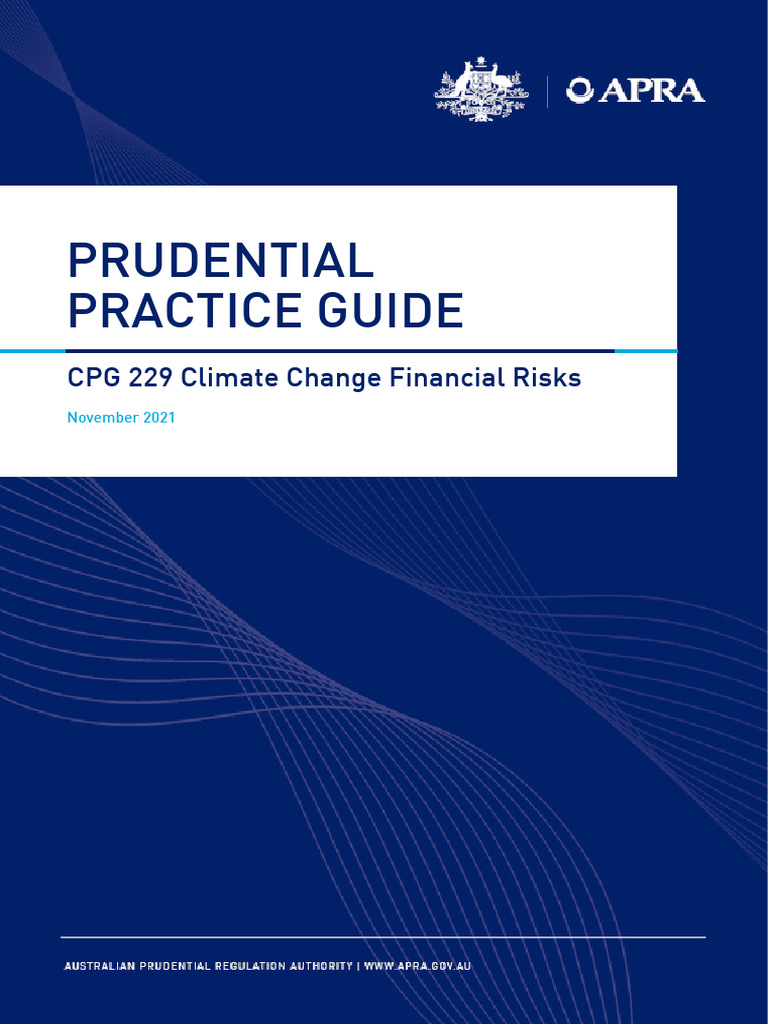 Final Prudential Practice Guide CPG 229 Climate Change Financial Risks ...