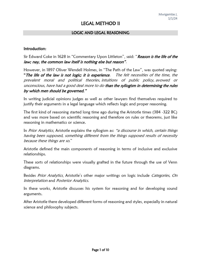 Logic and Reasoning... | PDF | Deductive Reasoning | Logic