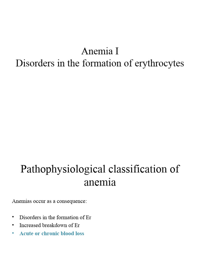 Lecture Part Ii Pdf Anemia Vitamin B12
