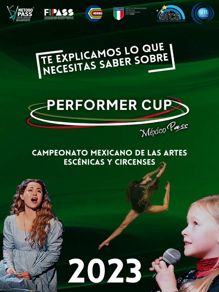 Info Performer Cup Mex | PDF | Arte de performance | México
