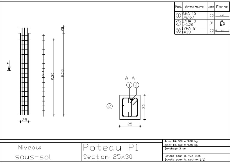 Poteau P1 Layout2 | PDF
