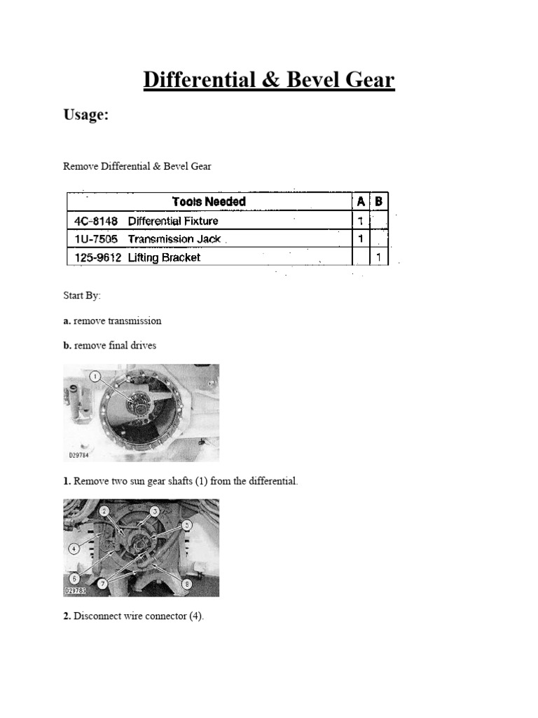 Differential | PDF | Gear | Bearing (Mechanical)