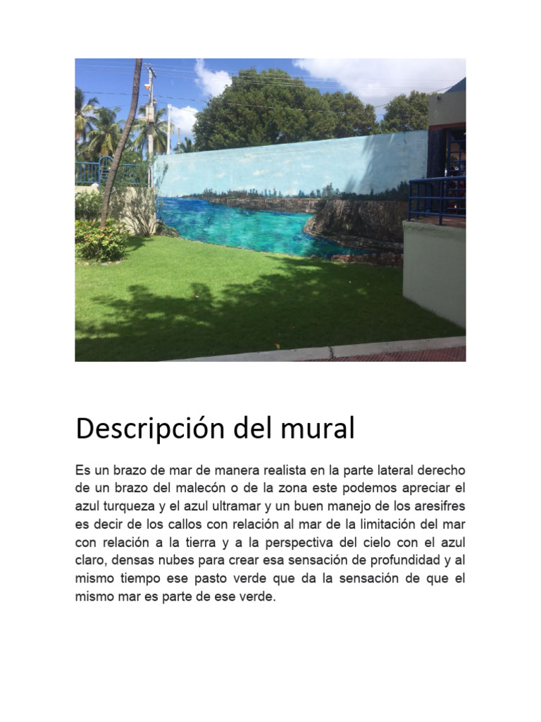Descripción de Los Murales Acuario Nacional_083224 | PDF | Ciencias de la Tierra