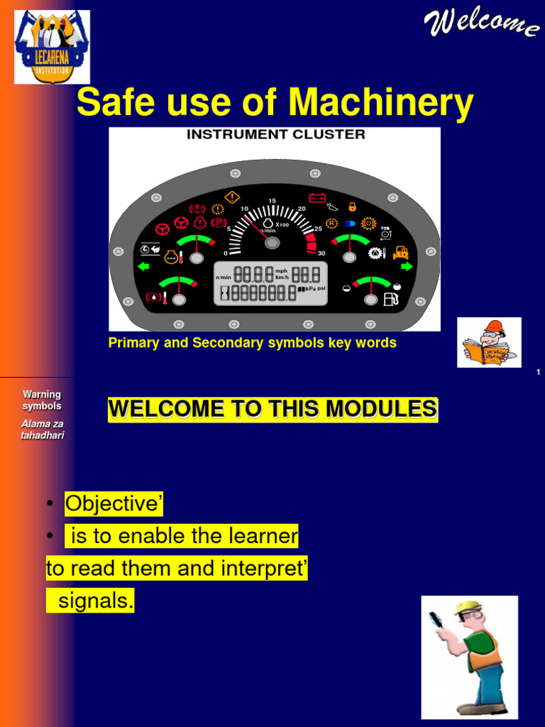 Day 2 Safe Use of Machinine Warning Idicators Inside | PDF | Coolant ...