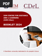 IUM Distance Learning Programs 2025 | PDF | Academic Degree ...