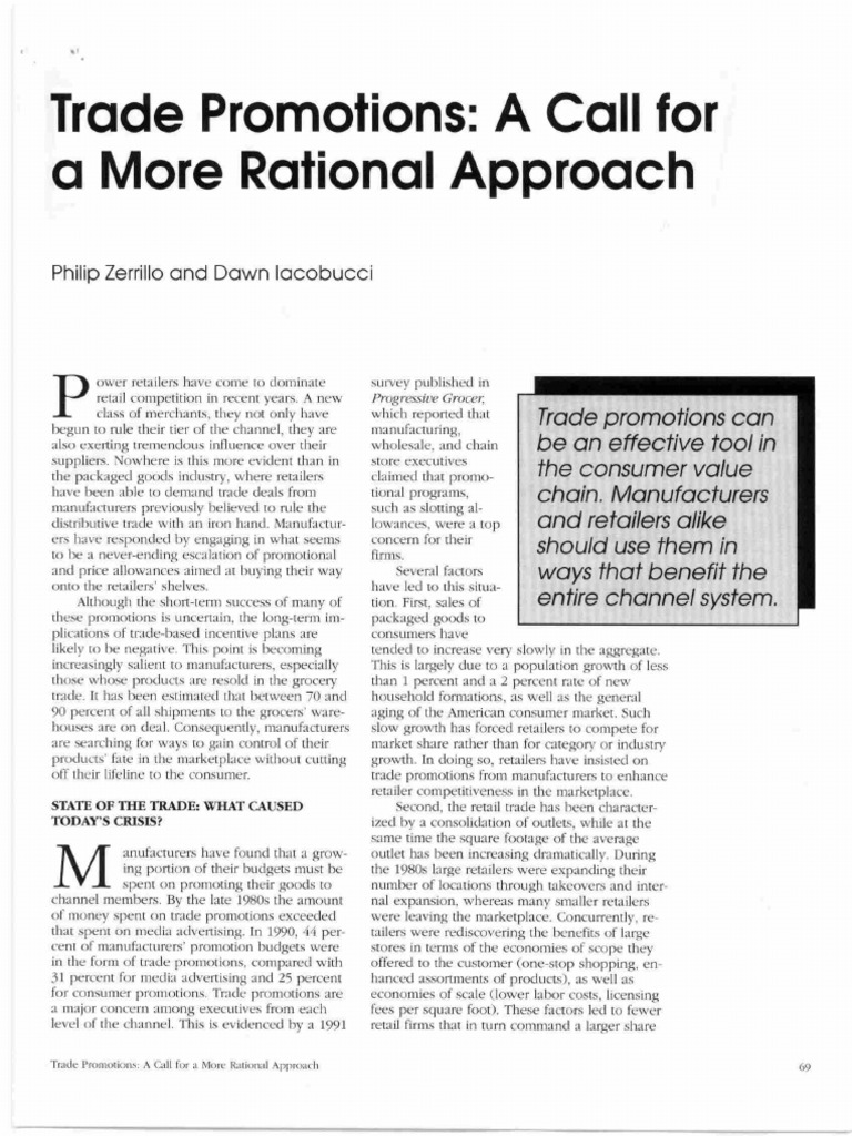 Trade Promotions | PDF