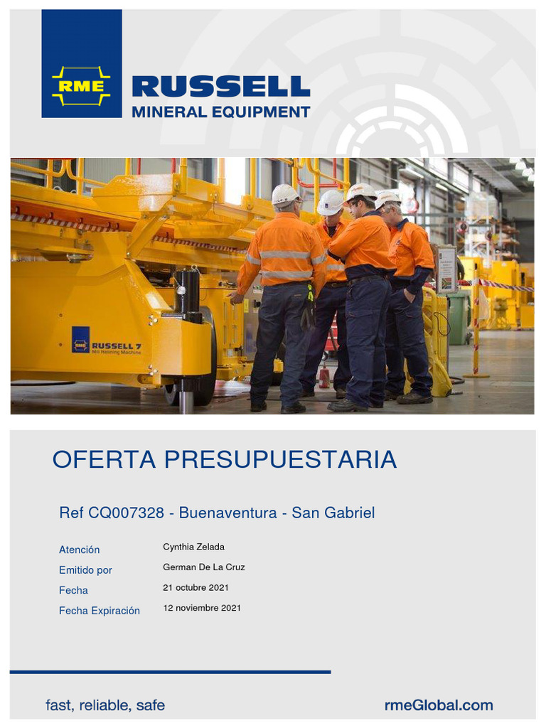 Rme - Thunderbolt Hammers - Budget Quote Cq007328 | PDF | Martillo ...