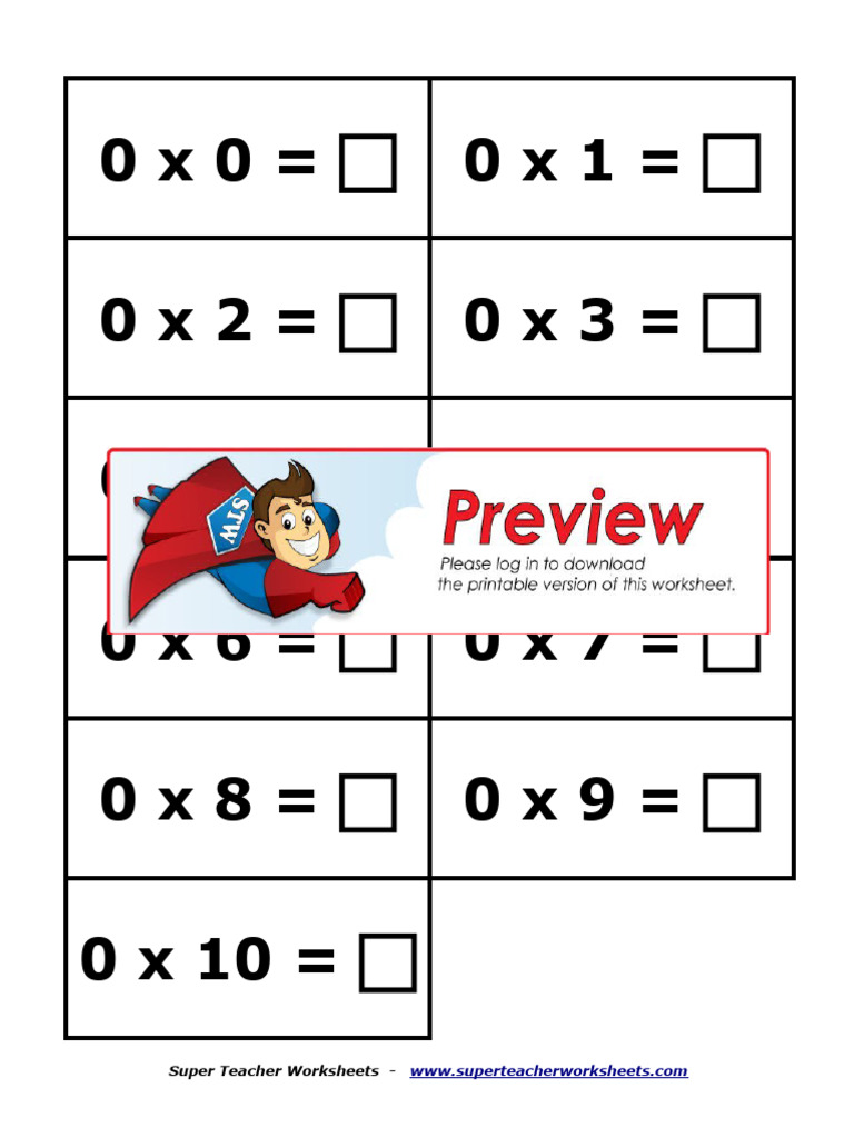 Flashcards Multiplication Small Up To 10s | PDF | Teaching Methods ...