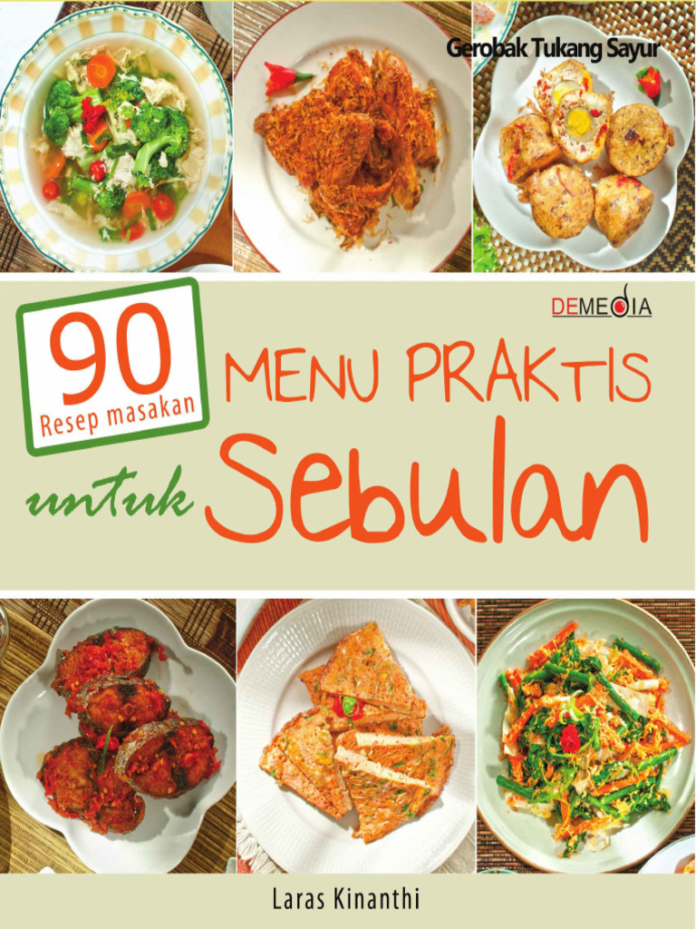 90 Resep Masakan Menu Praktis Untuk Sebulan | PDF