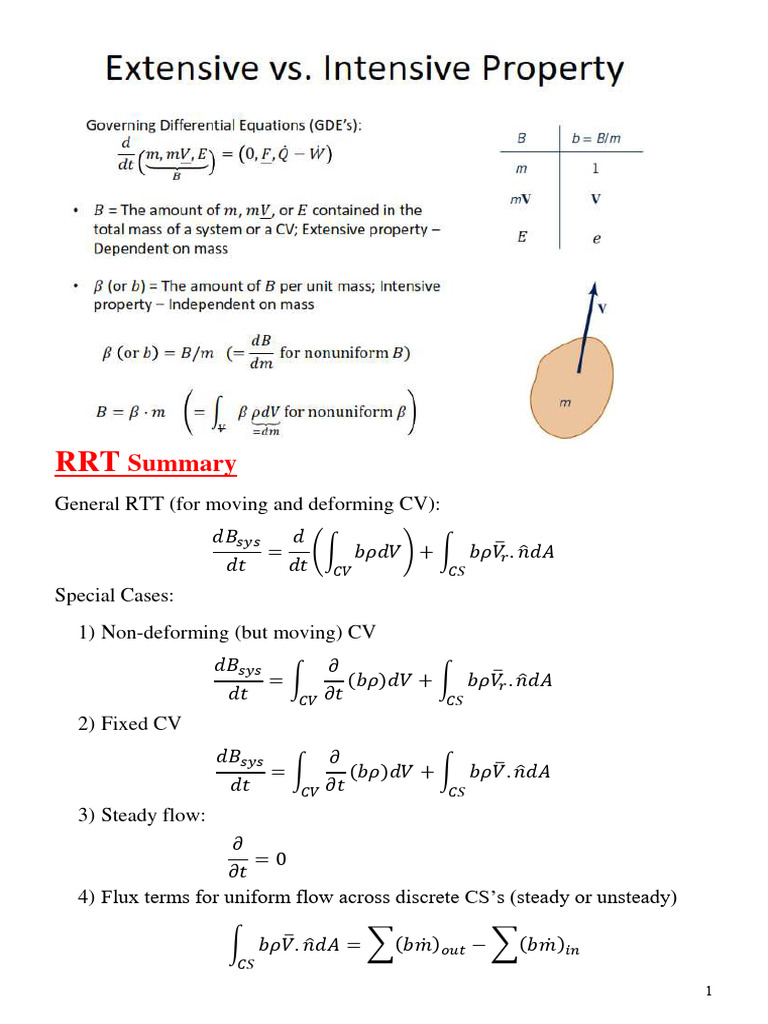 Summary and Examples On RRT | PDF | Chemical Engineering | Physical Phenomena