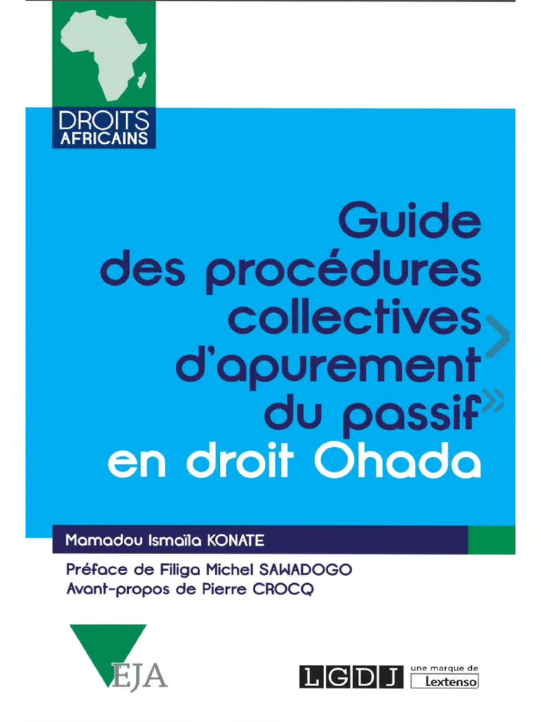 Guide Des Procédures Collectives... OHADA | PDF