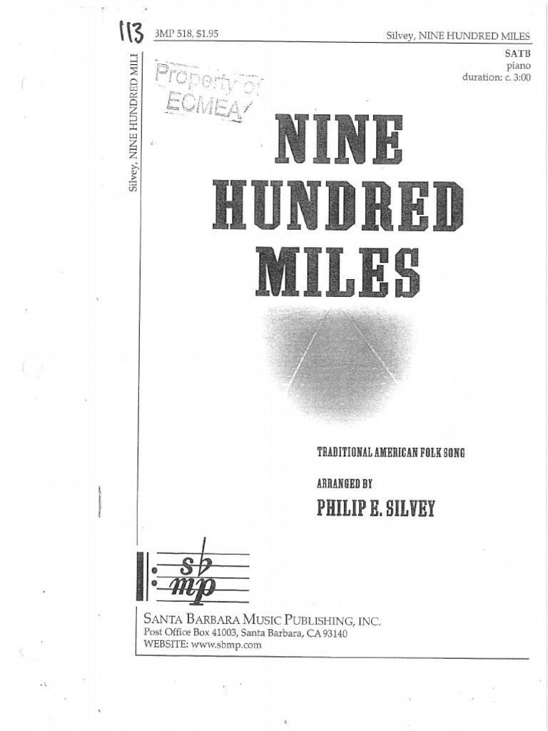 Nine Hundred Miles | PDF