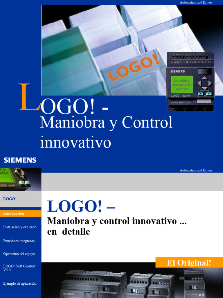 4 PLC Logo | PDF | Puerta lógica | Relé
