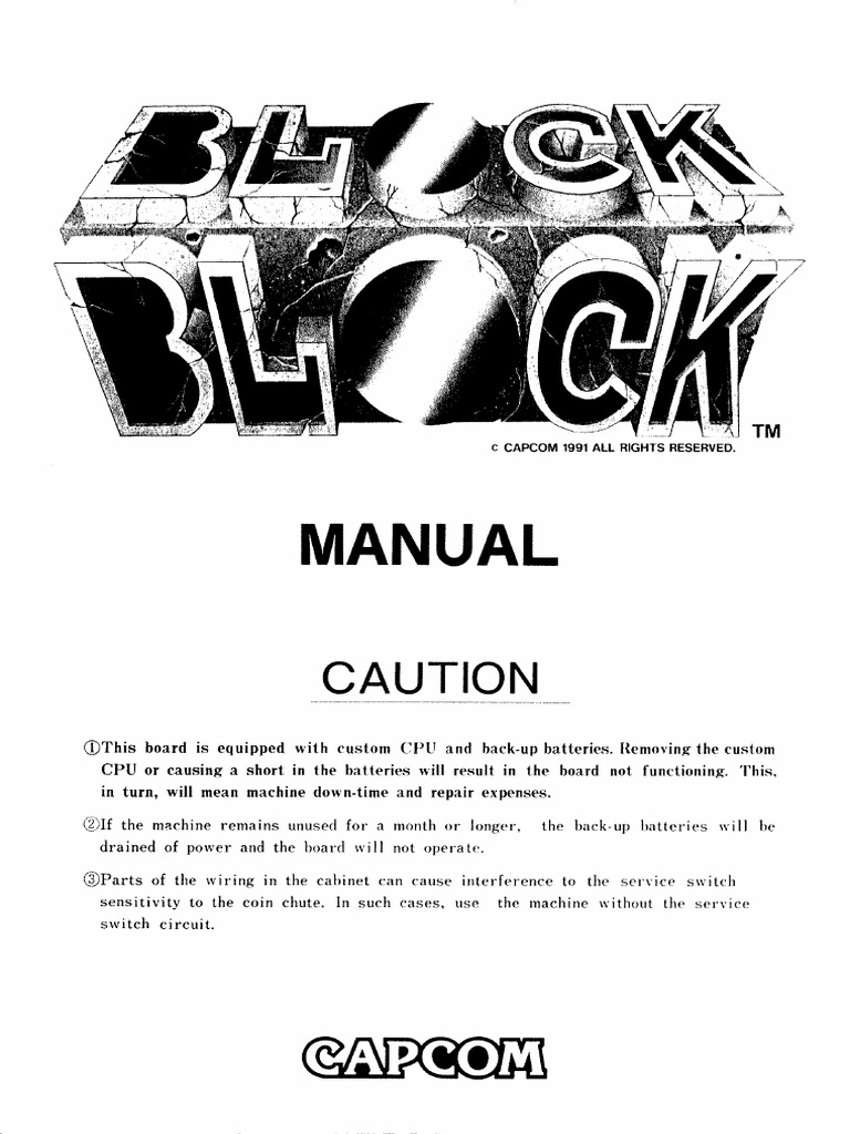 BLOCK Manual | PDF