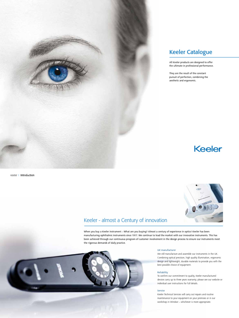 Keeler 2014 International Catalogue | PDF | Battery Charger | Optics