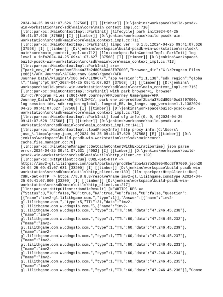 Log 240425 | PDF | Office Equipment | Ibm Pc Compatibles