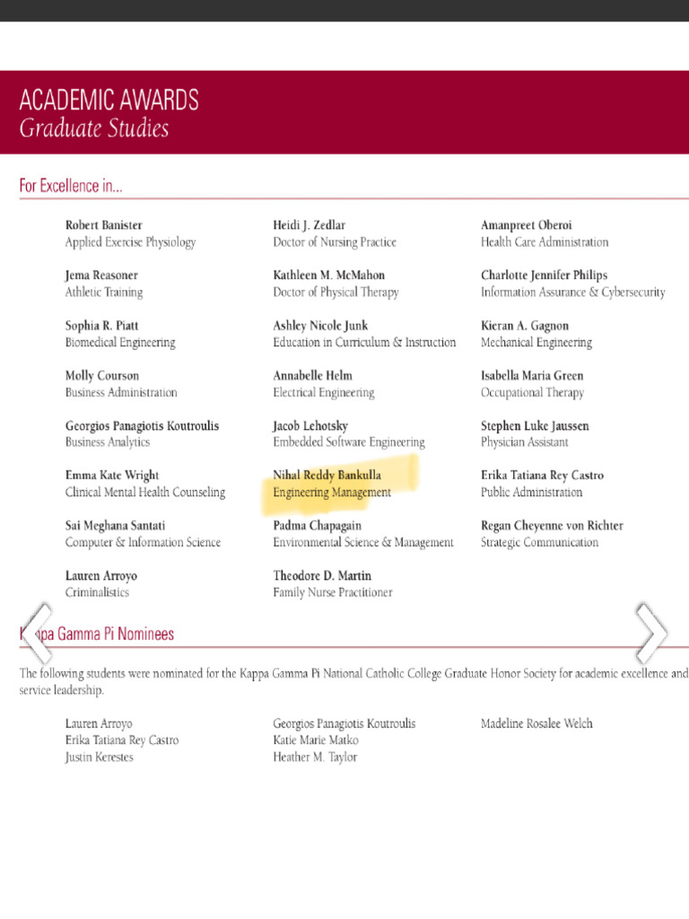Class of 2024 Commencement Program - Master's & Doctoral by Gannon ...