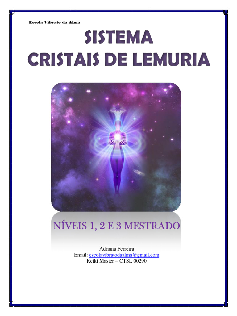 Cristais de Lemuria Nível 1, 2 e 3 Mestrado | PDF | Pensamento | Terra
