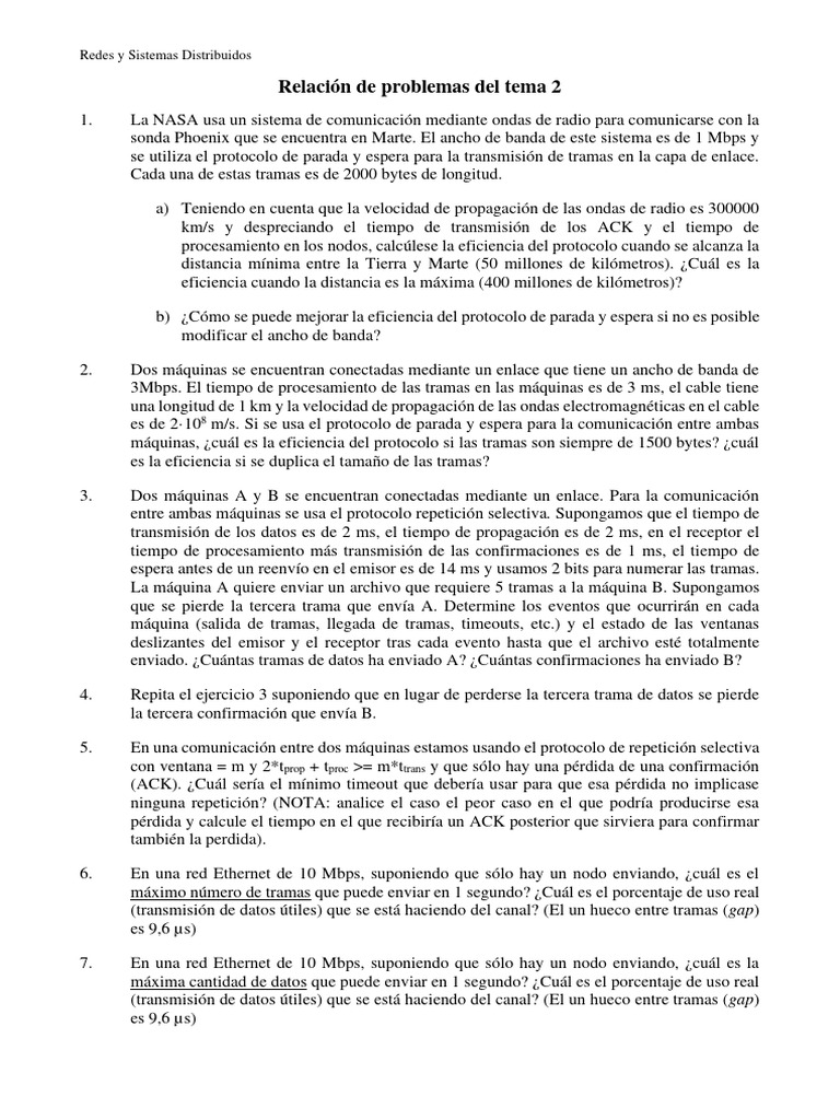 Problemas 2 | PDF | Radio | Telecomunicaciones