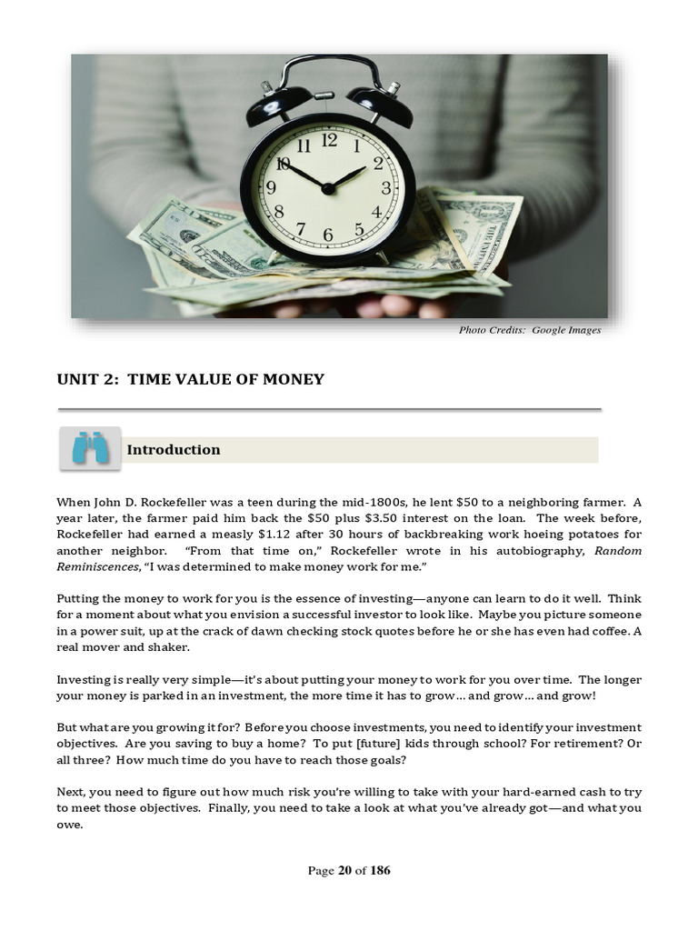 UNIT 2 - Time Value of Money 2 | PDF | Present Value | Interest