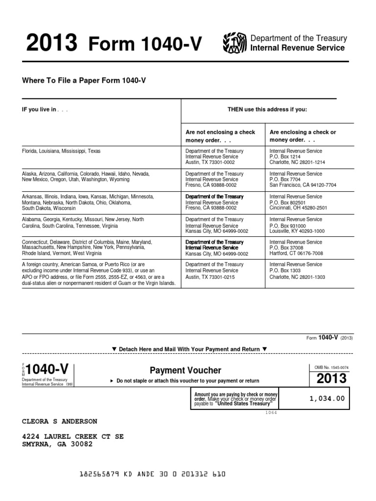 2013_Tax_Return | Download Free PDF | Irs Tax Forms | Tax Deduction