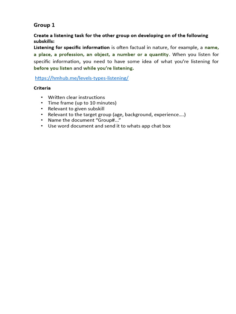 Session 1 Handouts 3 | PDF