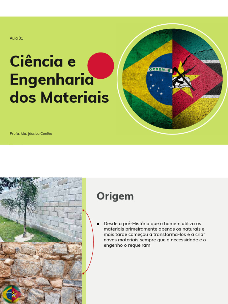 Aula 01 Ciência E Engenharia Dos Materiais Pdf Polímeros