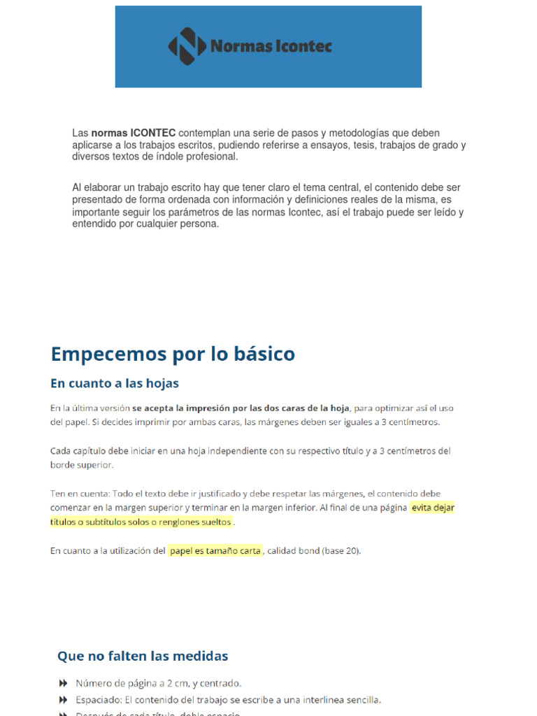 Normas ICONTEC 2023 | PDF