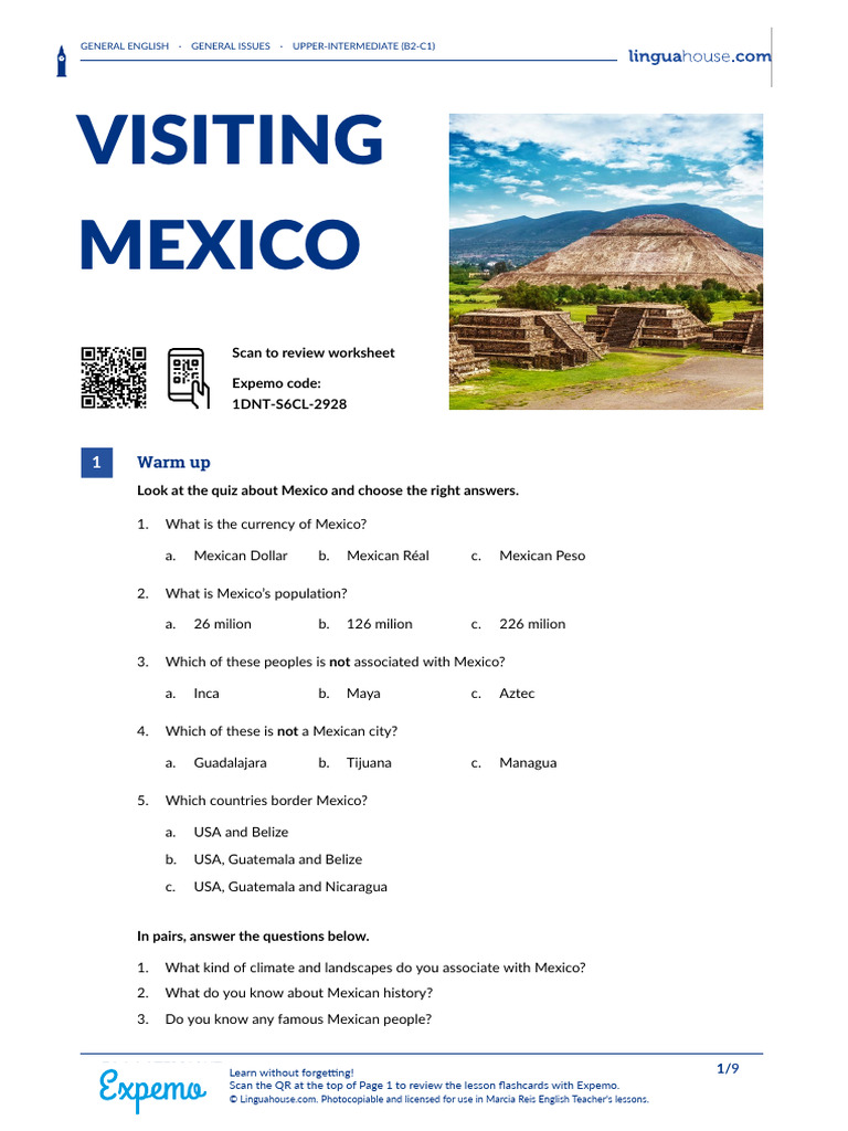 Visiting Mexico: A Cultural Overview | PDF | Mexico