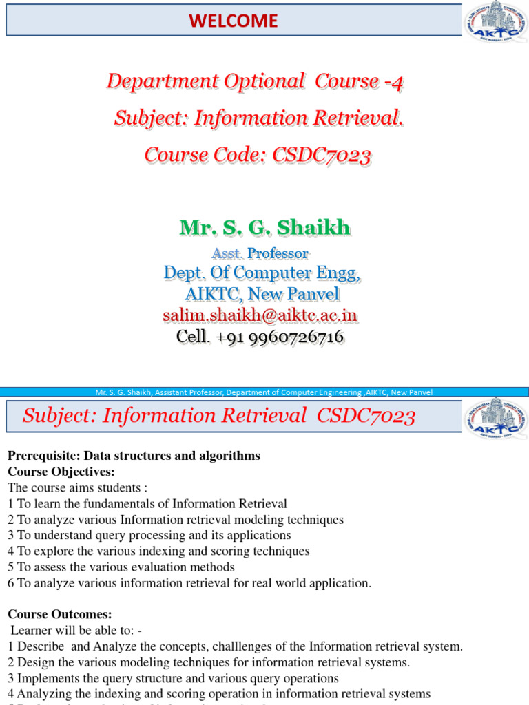 IR Unit-2 - Updated | PDF | Information Retrieval | Information Science