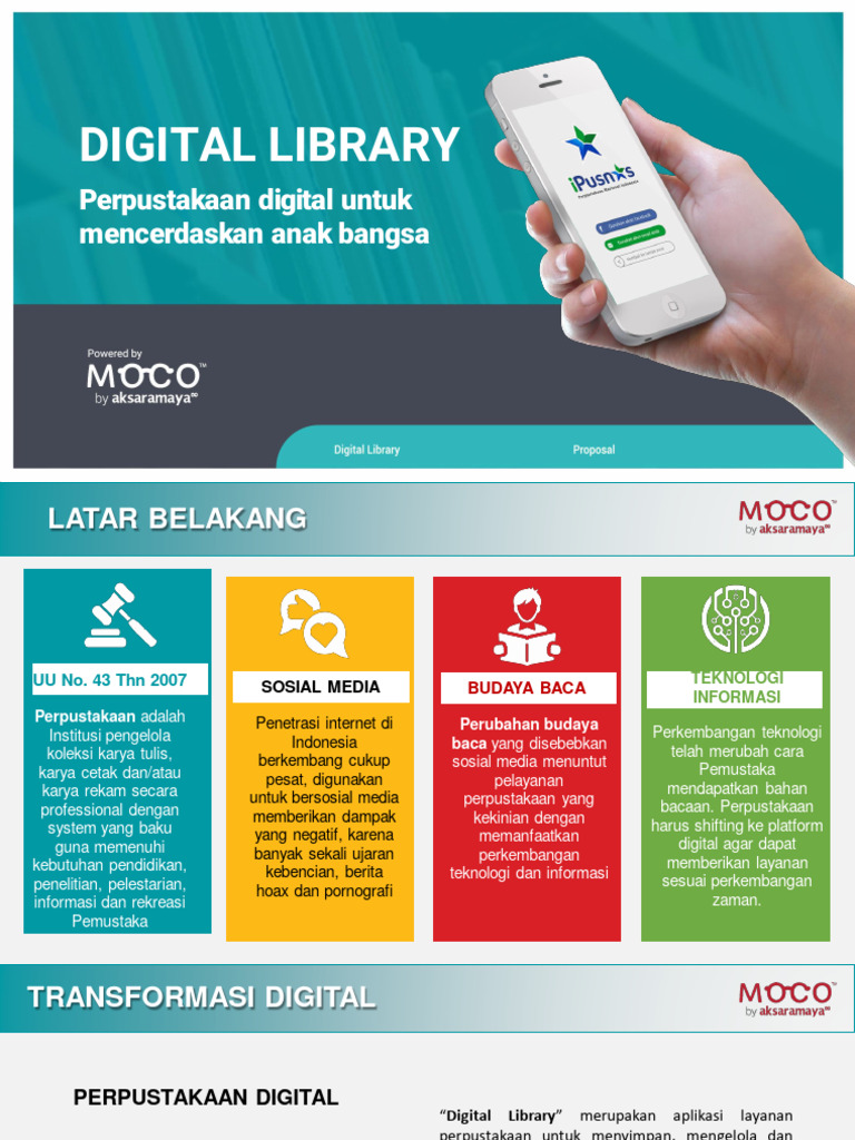 Proposal - Digital Library Visicom | PDF | Komputer