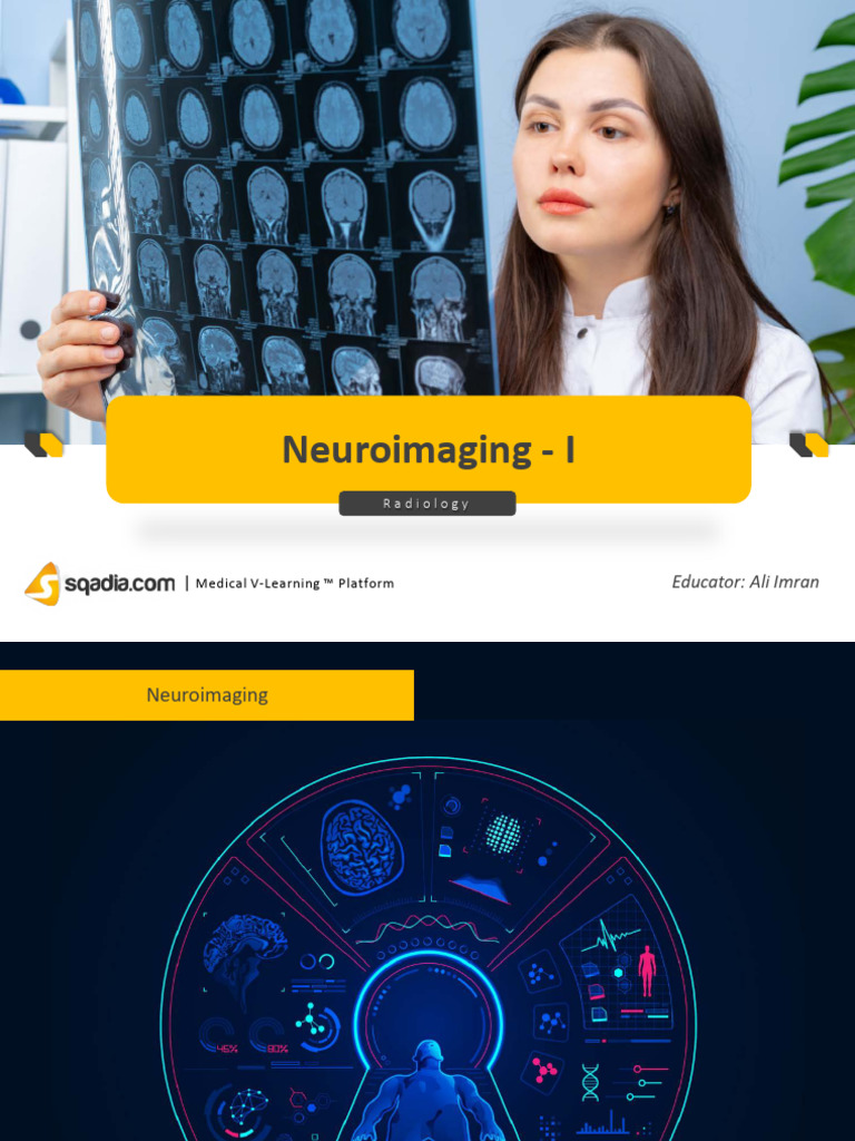 Neuroimaging - I - Lecture | PDF | Ct Scan | Traumatic Brain Injury
