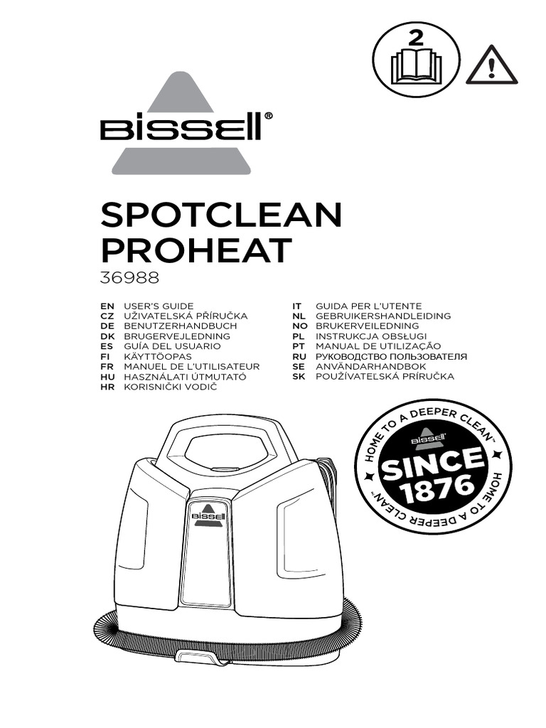 Bissell Spot Clean Proheat Manual