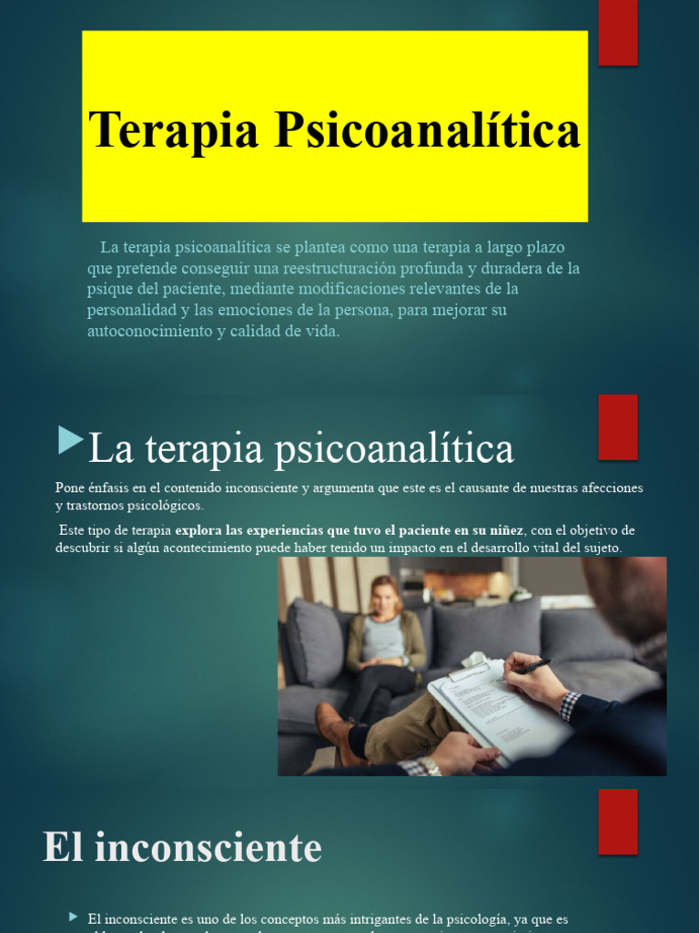 Terapia Psicoanalitica | PDF | Psicoanálisis | Mente inconsciente