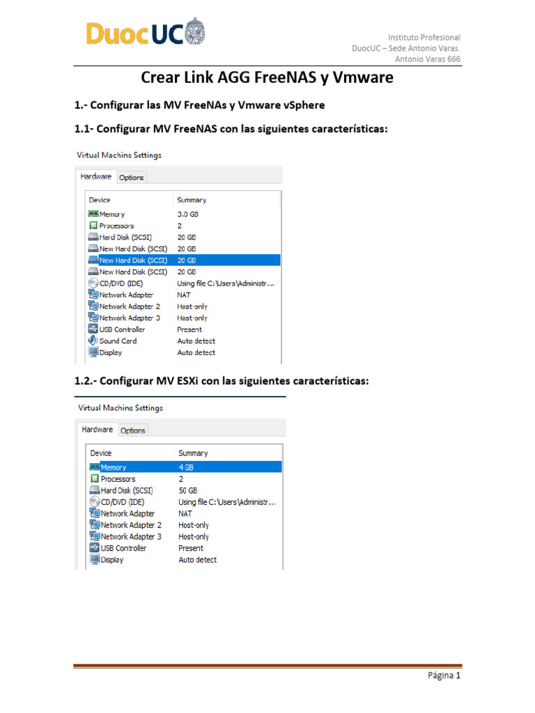 Crear Link AGG FreeNAS y Vmware | PDF | Controlador de interfaz de red | Protocolos de internet