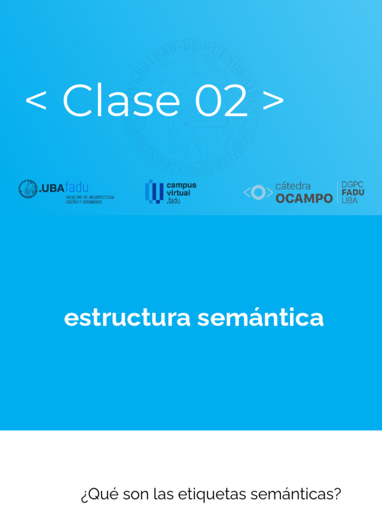 Estructura Semántica | PDF | Hipervínculo | HTML