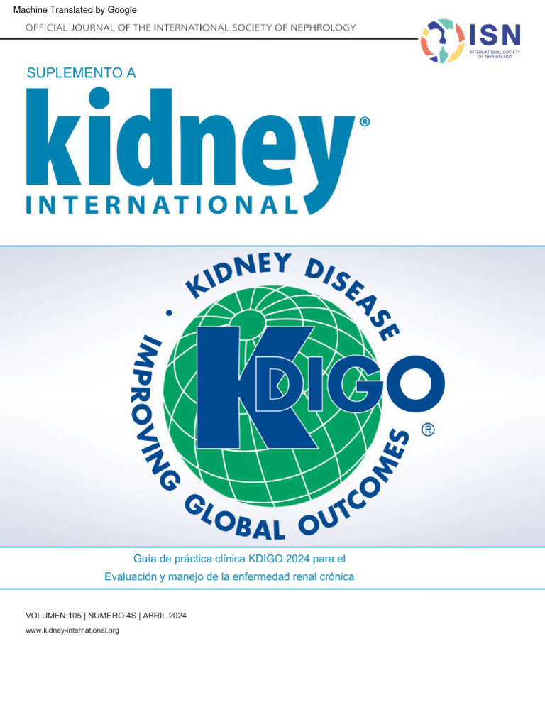 Kdigo 2024 CKD Guideline | PDF | Enfermedad renal crónica | Lipoproteínas de baja densidad