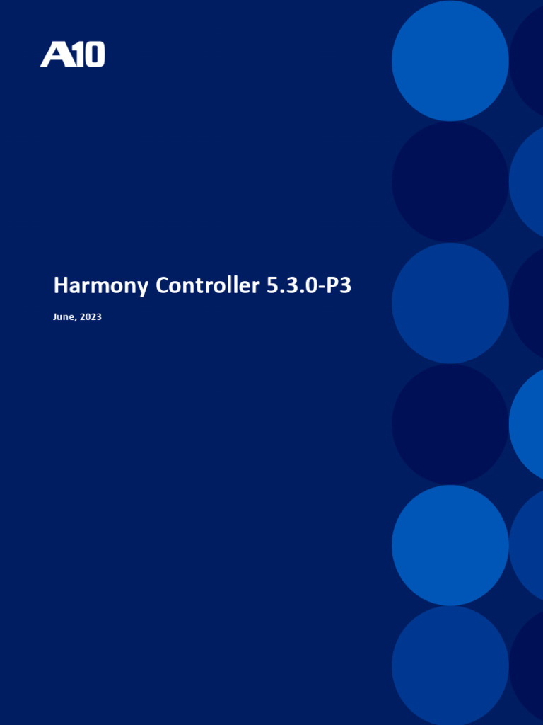 Harmony Controller 5.3.0-P3 Overview | PDF | Solid State Drive | Computing