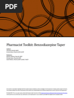 Benzodiazepine Equivalents Table | PDF