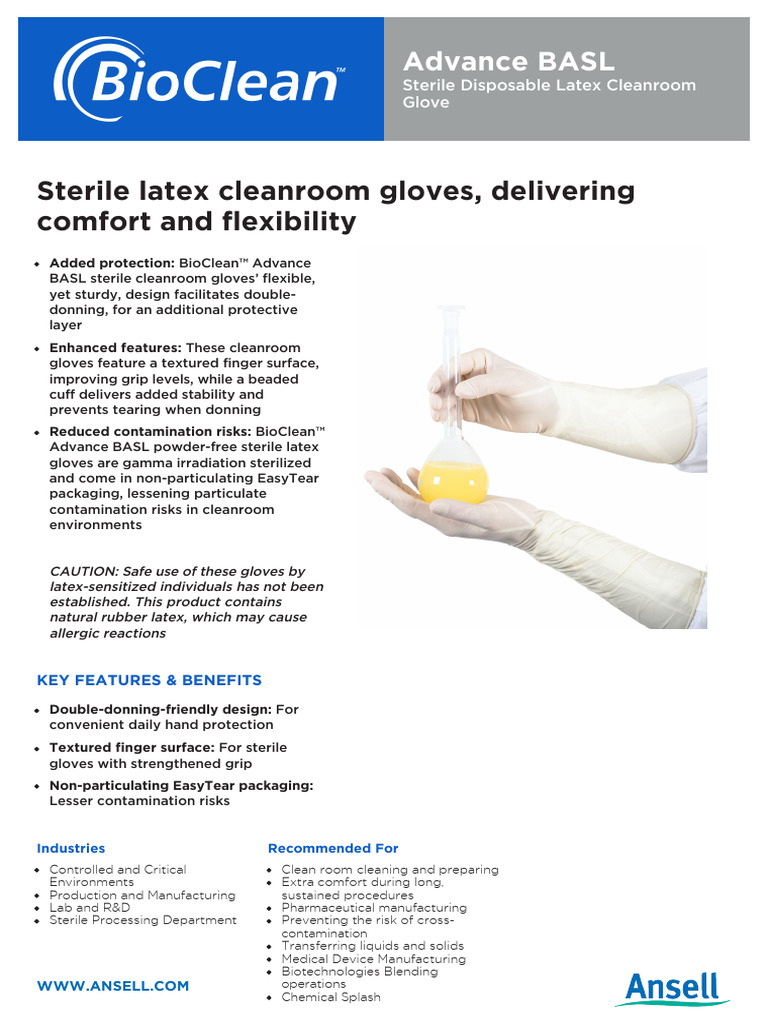 Bioclean-Advance-Basl Pds Us | PDF | Sterilization (Microbiology ...