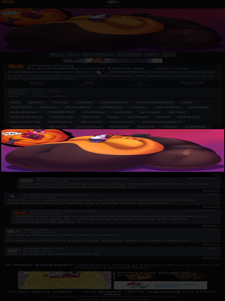 Chicken Breast by Stuffmybelly. - Fur Affinity (Dot) Net | PDF