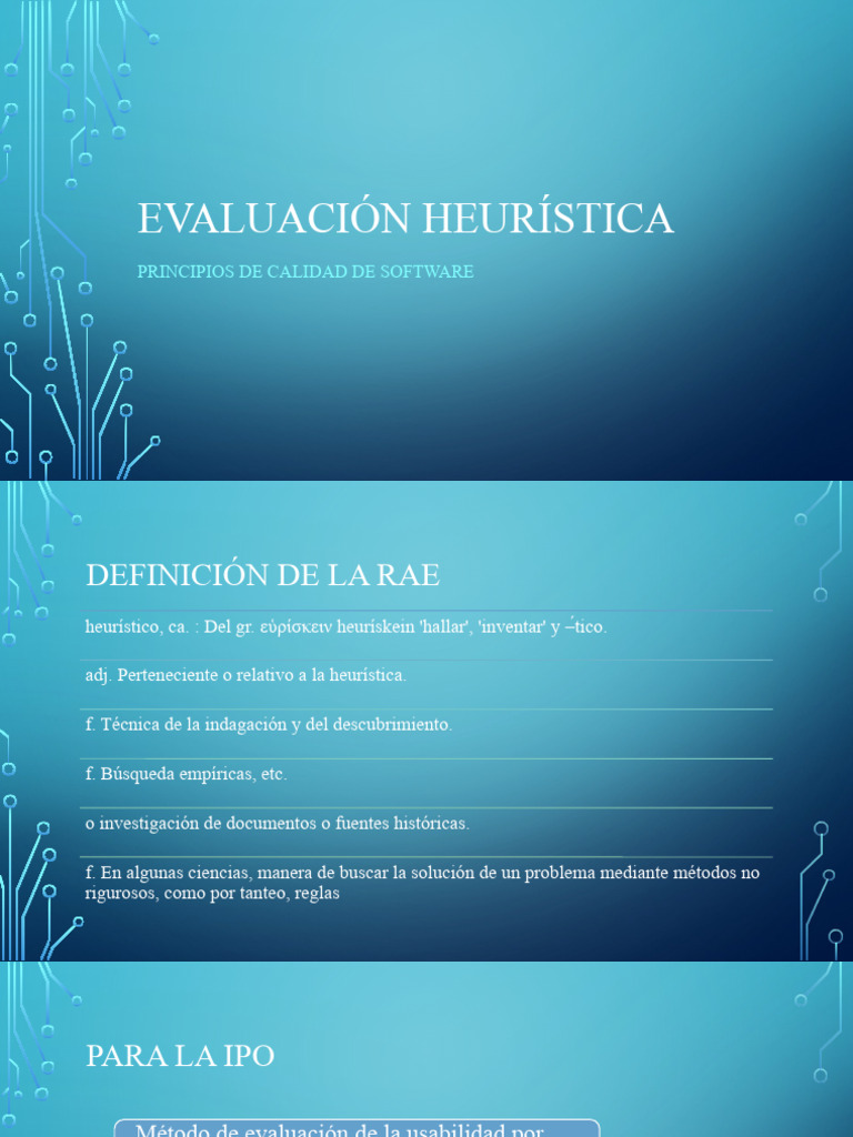 Evaluación Heurística En Usabilidad Pdf Usabilidad La Interacción