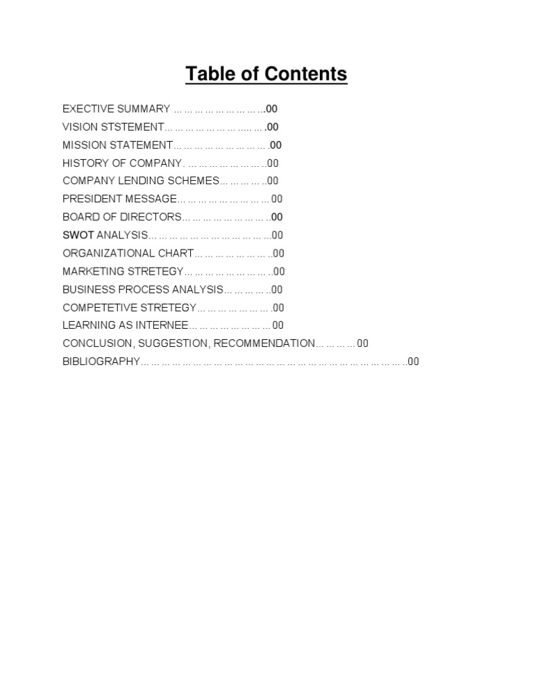 Table of Contents | PDF | Business