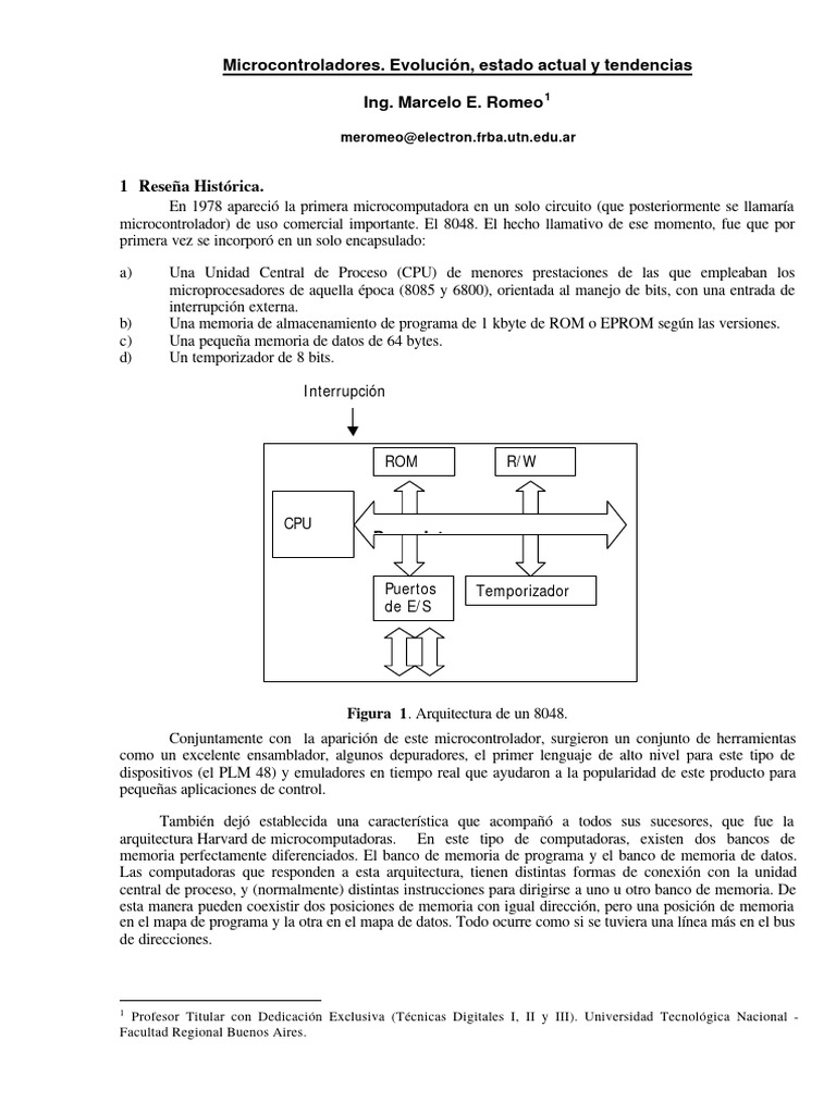 Micros 1 | PDF | Microcontrolador | Almacenamiento de datos de la computadora