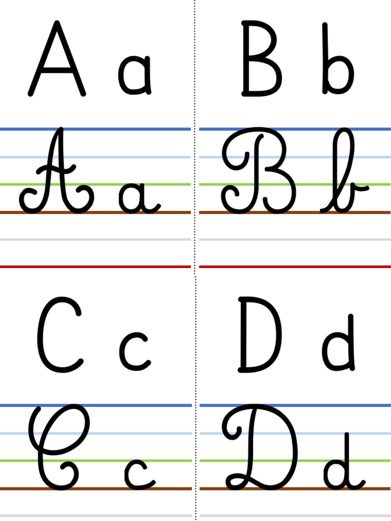 Alphabet (Avec Pointillés) | PDF