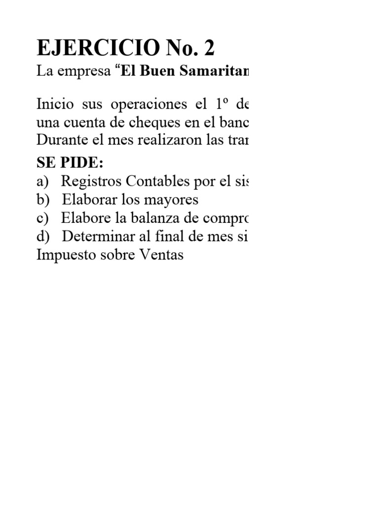Docsity Ejercicio 2 Resuelto 2 | PDF | Bancos | Cheque