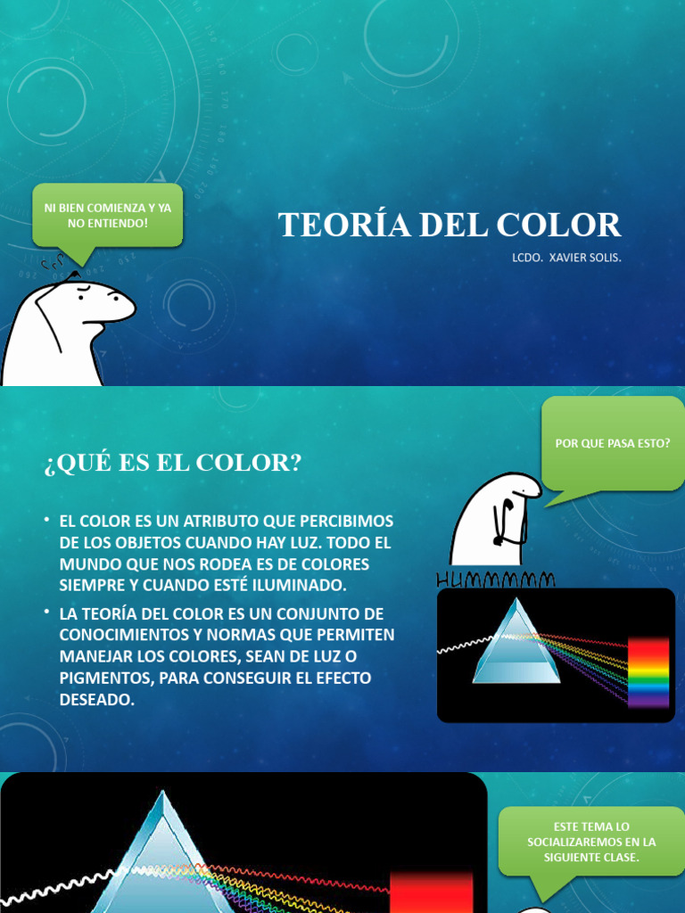 Teoría Del Color | PDF | Color | Matiz