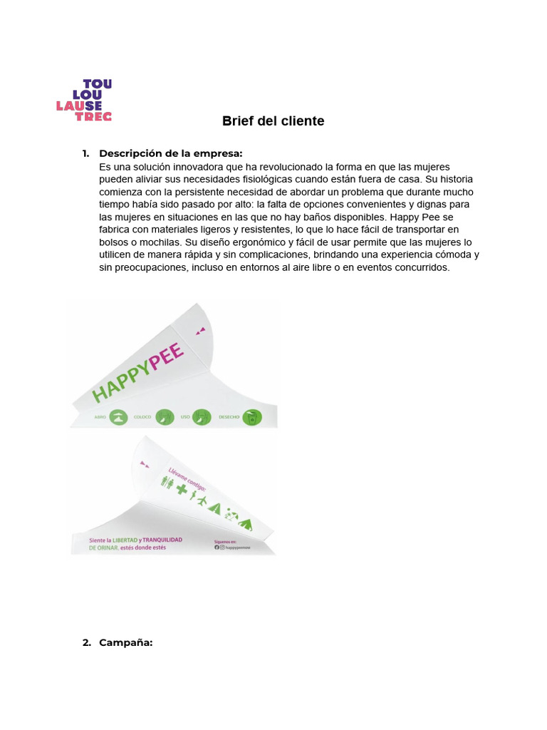 Brief Happy Pee | PDF