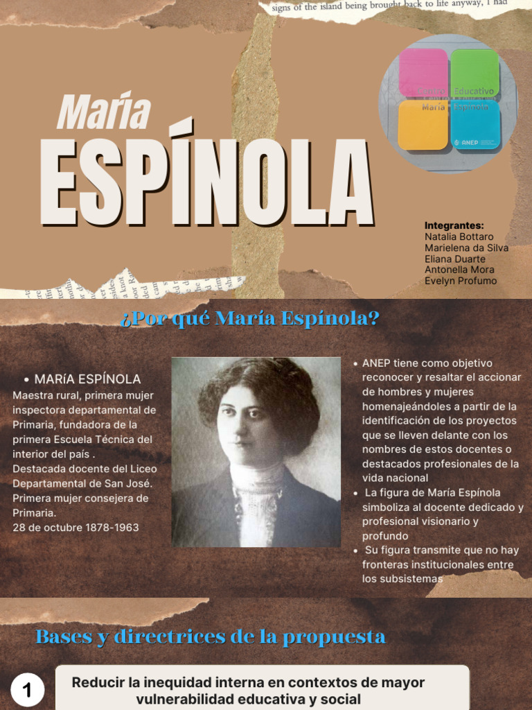 María Espinola | PDF | Maestros | Enseñando
