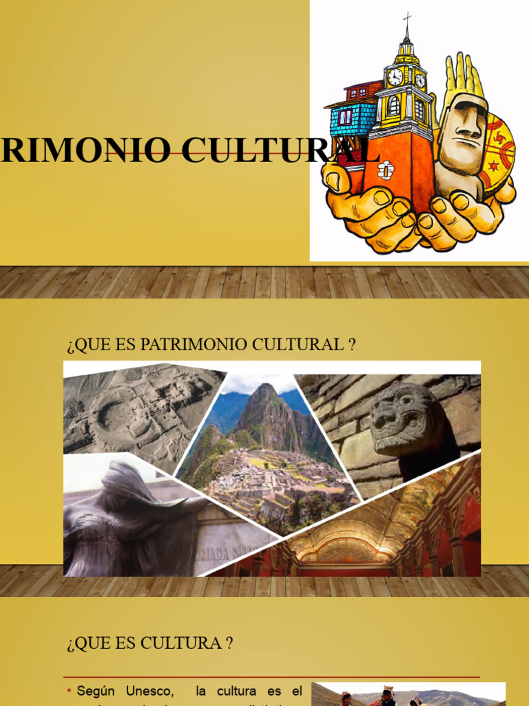 Patrimonio Cultural | PDF | Patrimonio cultural | Bienes (Ley)